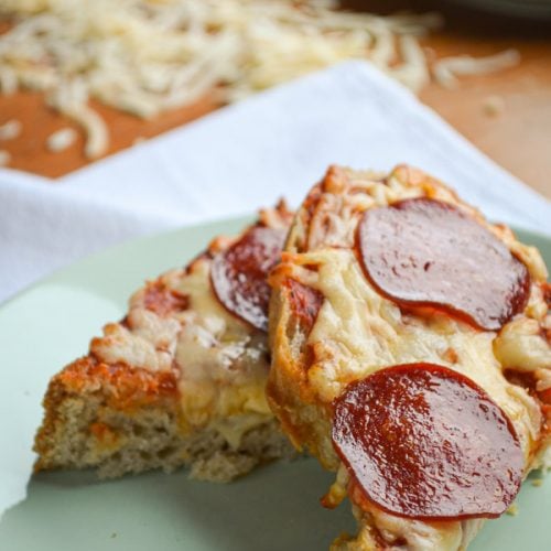 Easy Sourdough Pizza Toast {Using Leftovers} - Little Home in the Making