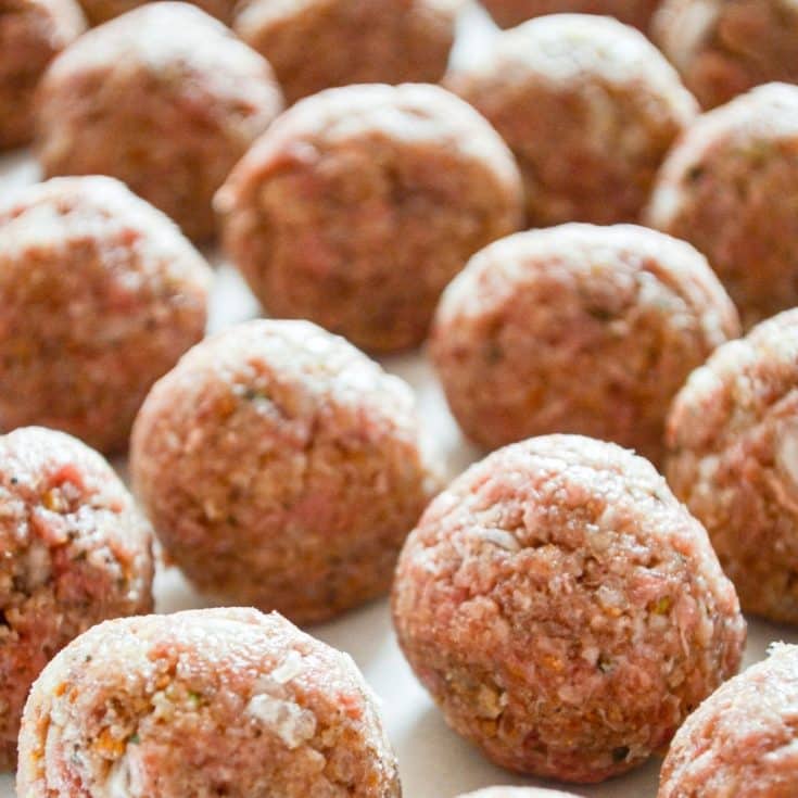 Easy Homemade Freezer Meatballs - Little Home in the Making