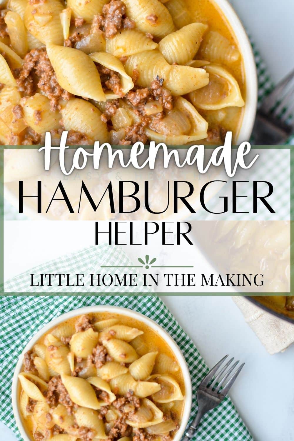 Homemade Hamburger Helper with Beef and Pasta