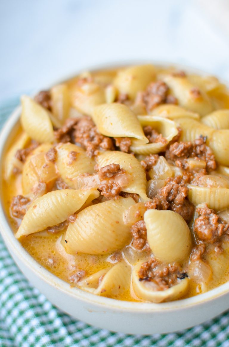 Homemade Hamburger Helper with Beef and Pasta