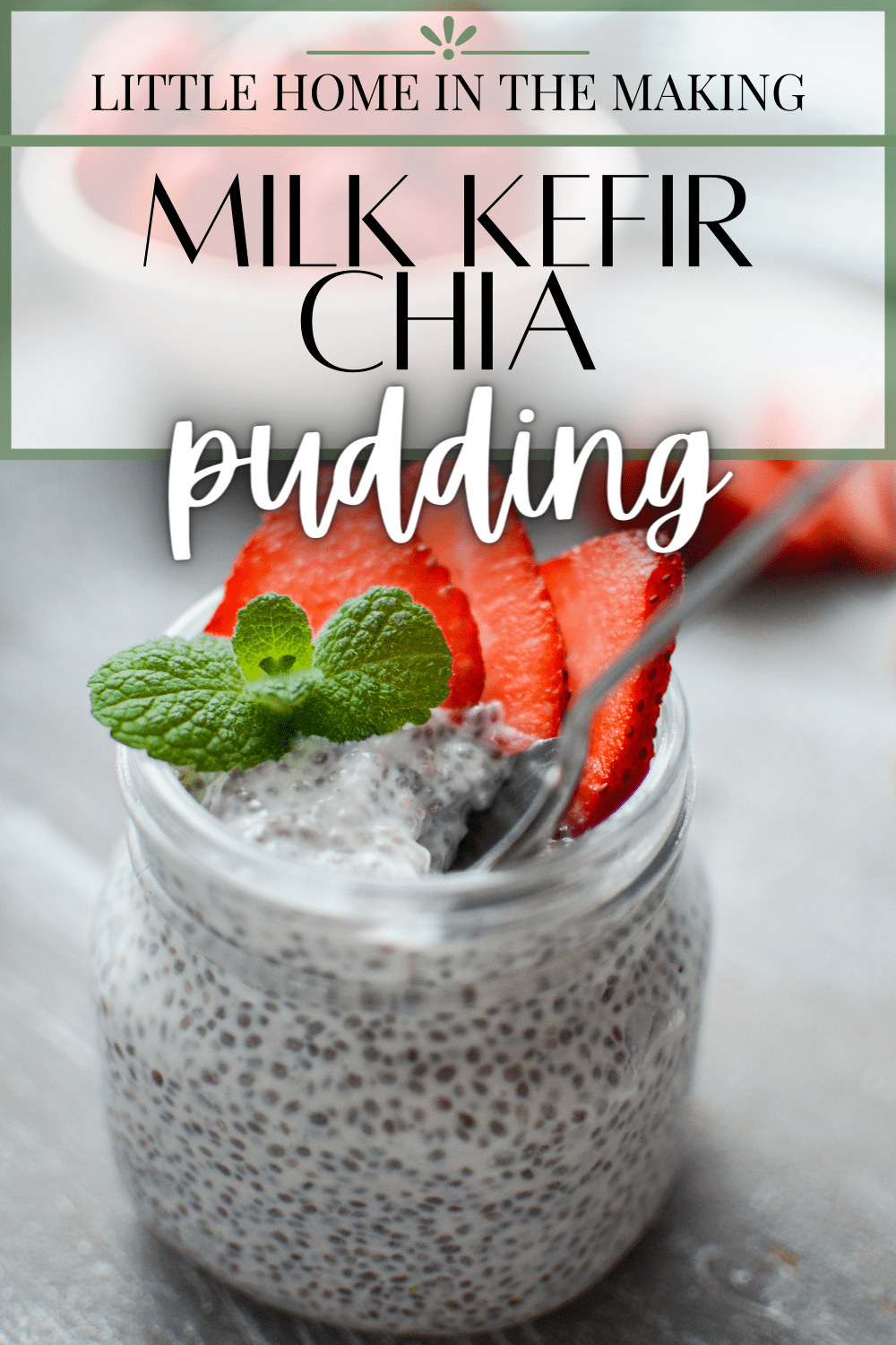 Kefir Chia Pudding - Little Home in the Making