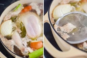 How to Make Chicken Broth - Little Home in the Making