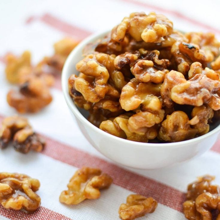 Candied Walnuts with Maple Syrup - Little Home in the Making