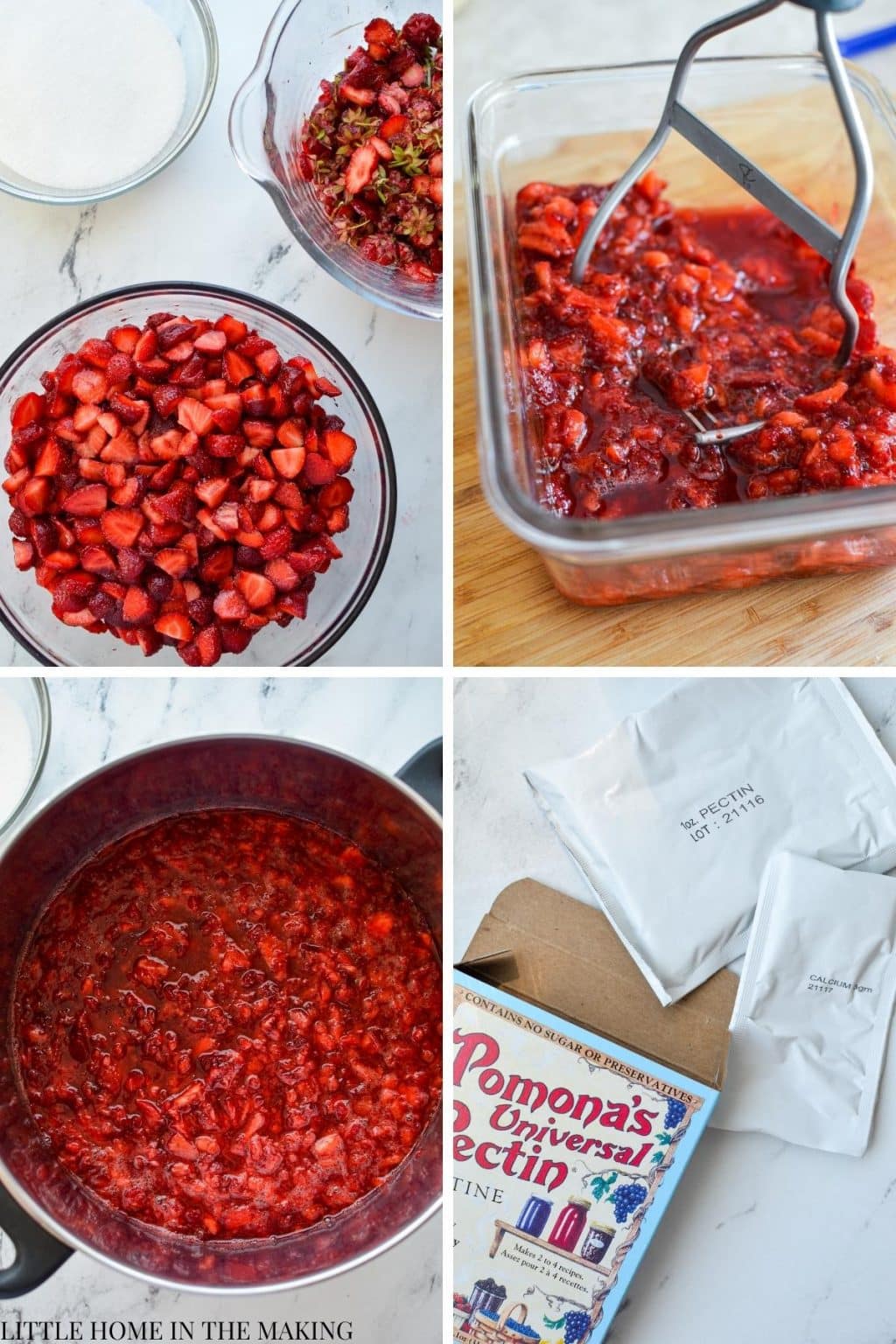Strawberry Jam Low Sugar Recipe Little Home In The Making