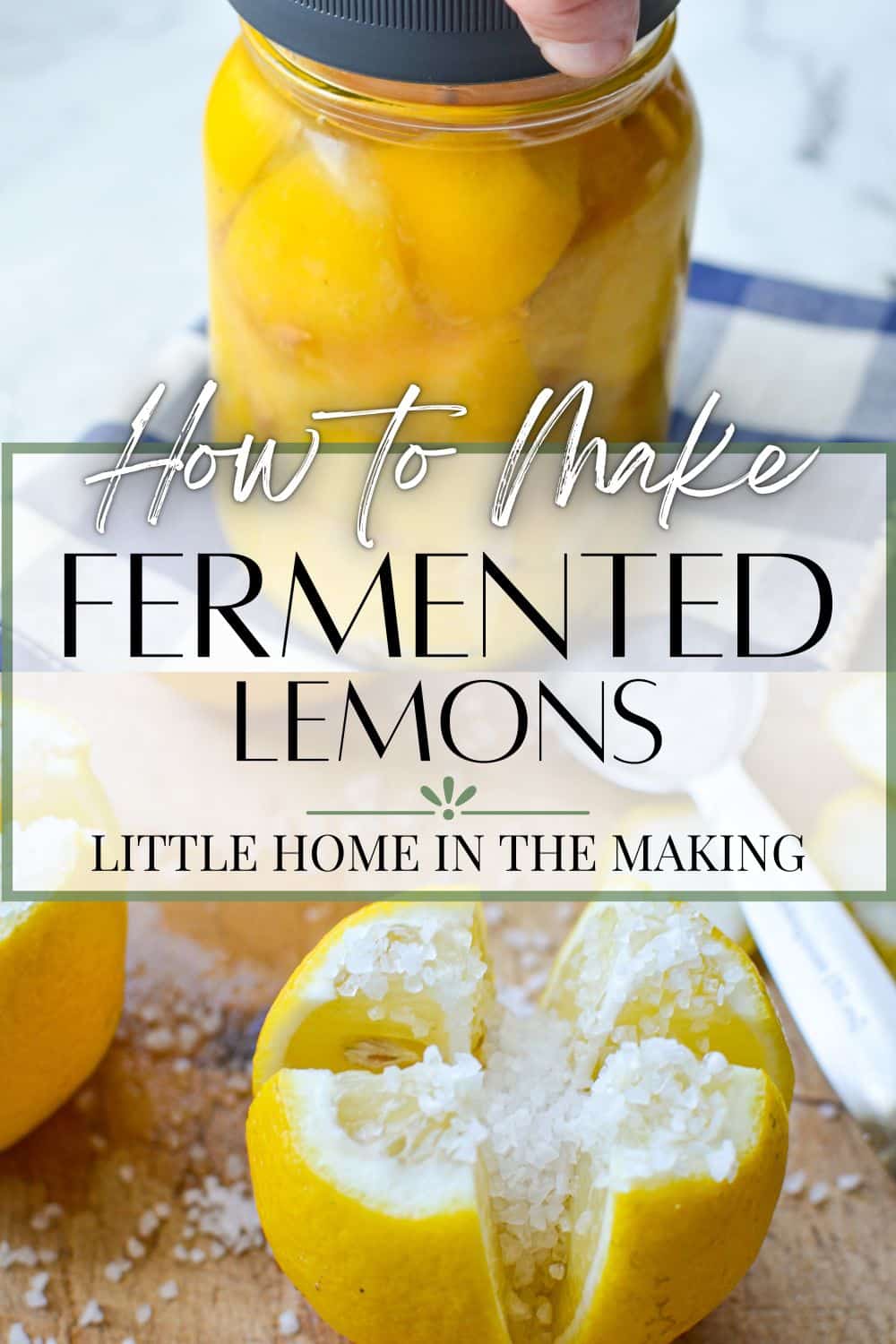 Fermented Lemons (Preserved Lemons) - Little Home in the Making
