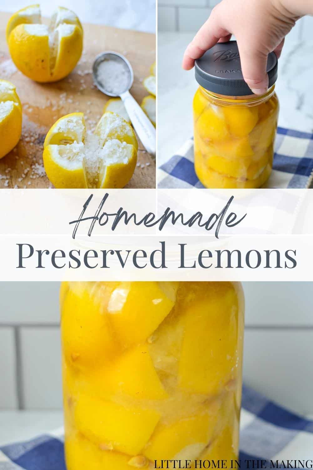 Fermented Lemons (Preserved Lemons) - Little Home in the Making