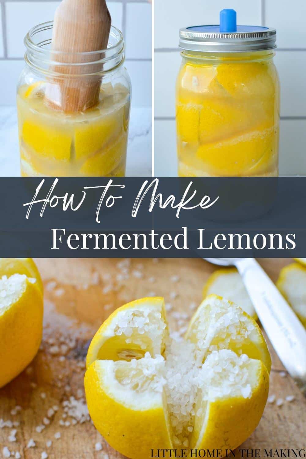Fermented Lemons (Preserved Lemons) - Little Home in the Making