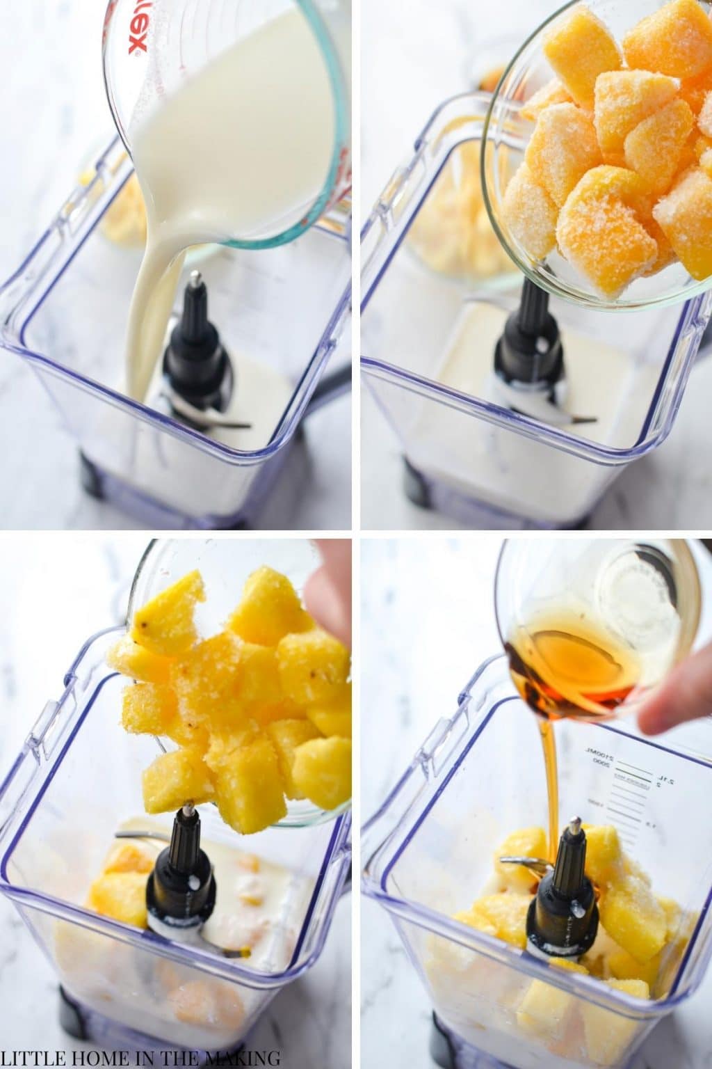 Mango Kefir Smoothie (with Pineapple) - Little Home in the Making