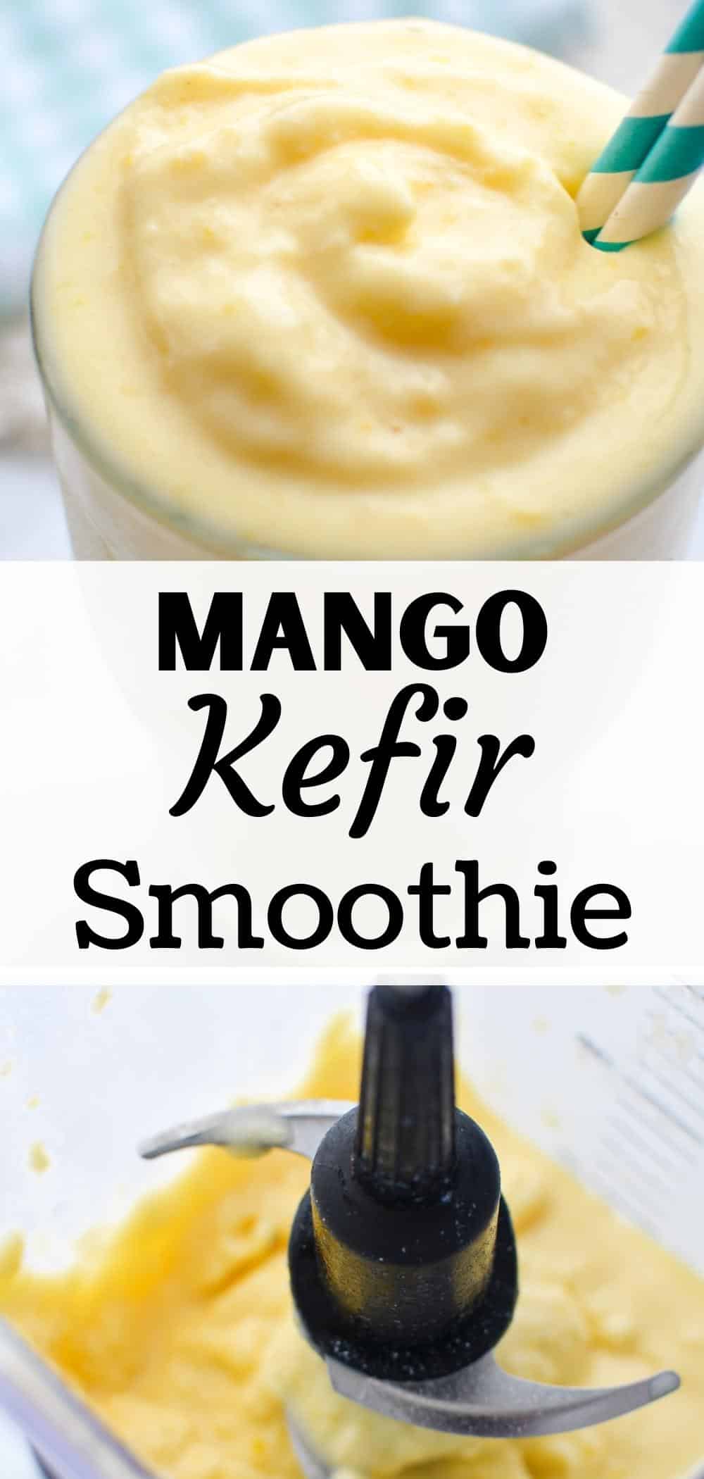 Mango Kefir Smoothie (with Pineapple) - Little Home in the Making