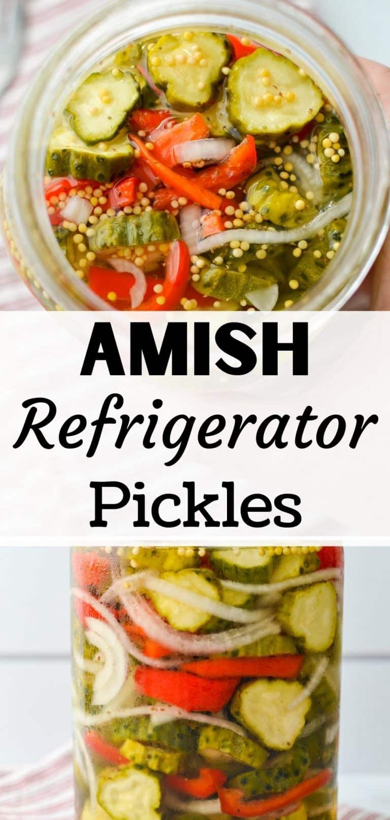 Amish Refrigerator Pickles - Little Home in the Making