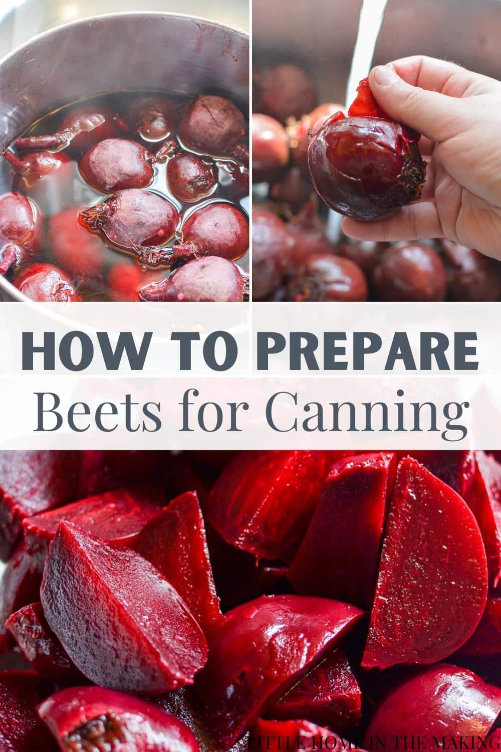 How to Prepare Beets for Canning - Little Home in the Making