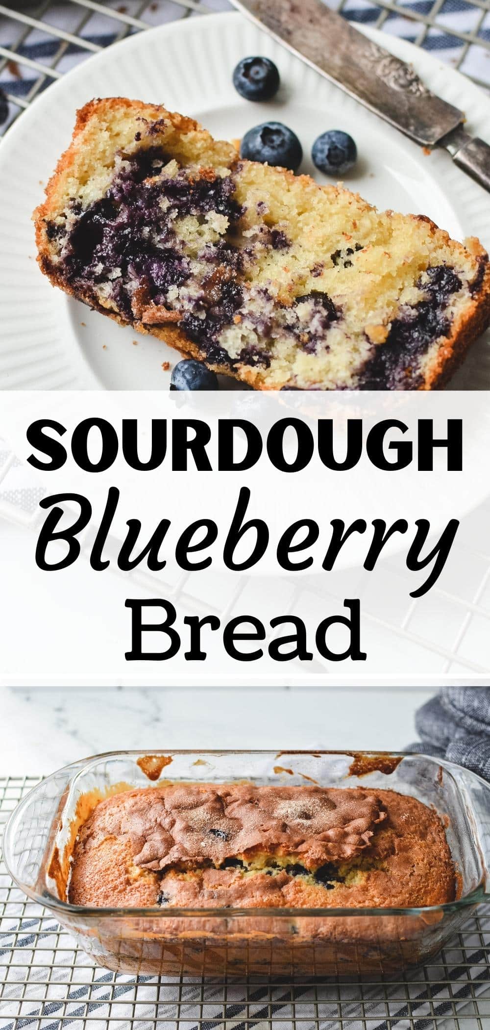 Sourdough Blueberry Bread - Little Home in the Making