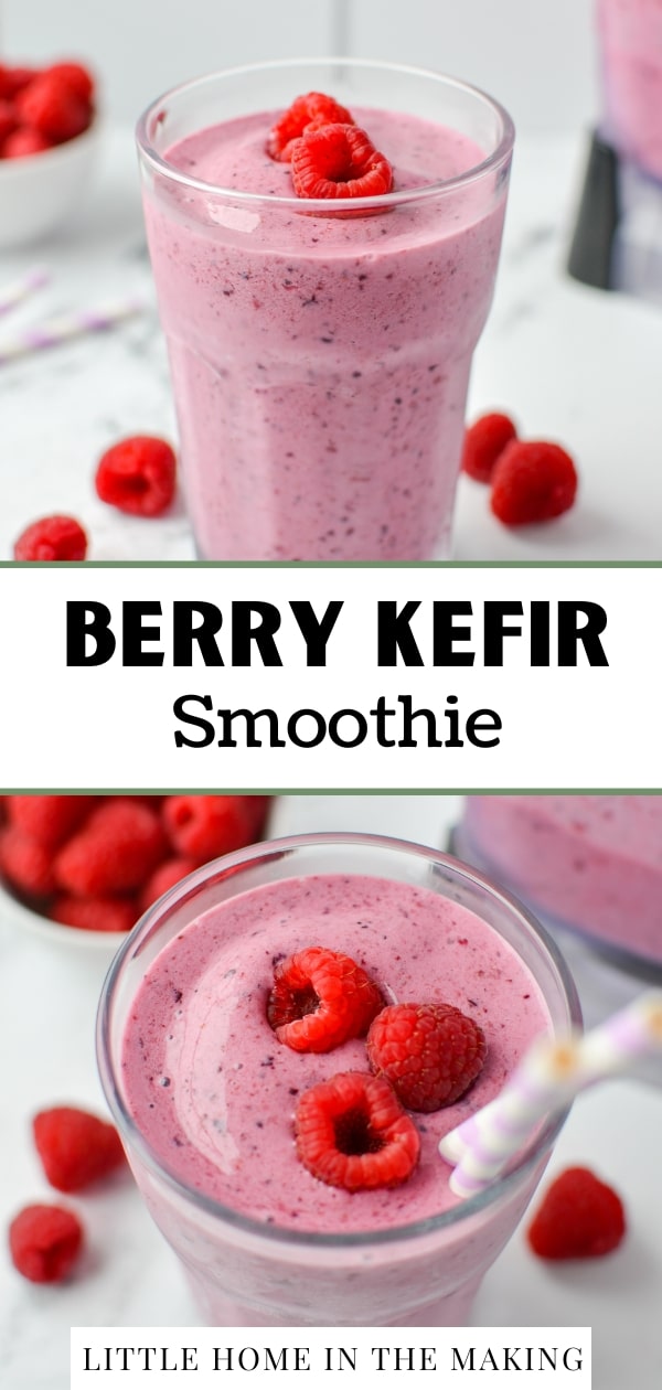 Easy Berry Kefir Smoothie