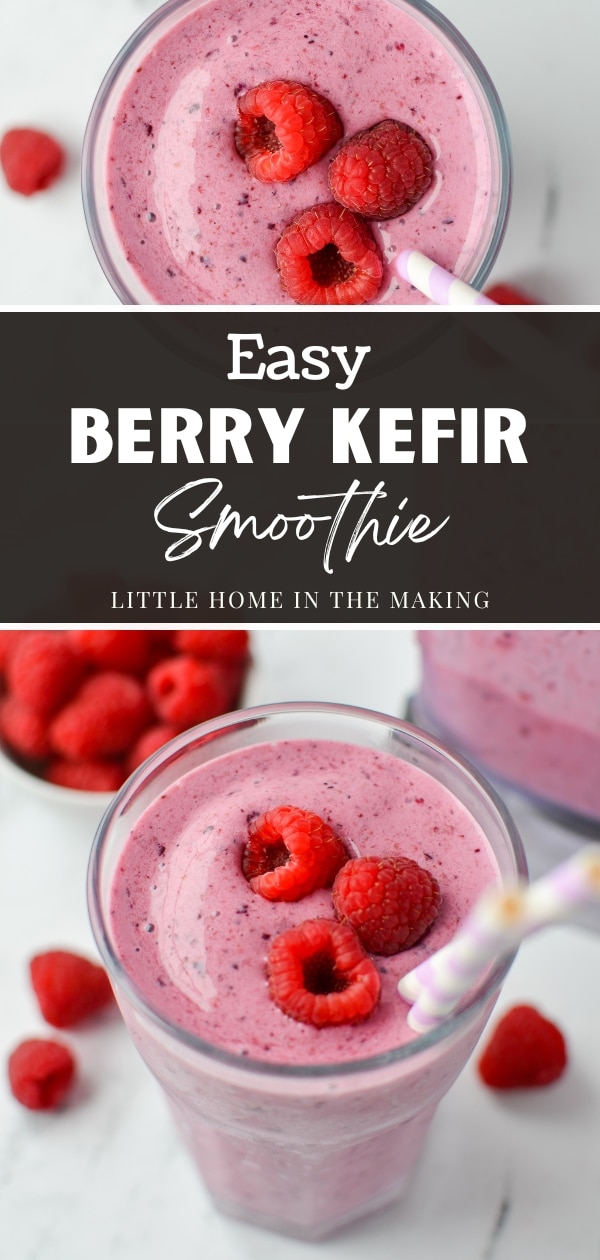 Easy Berry Kefir Smoothie