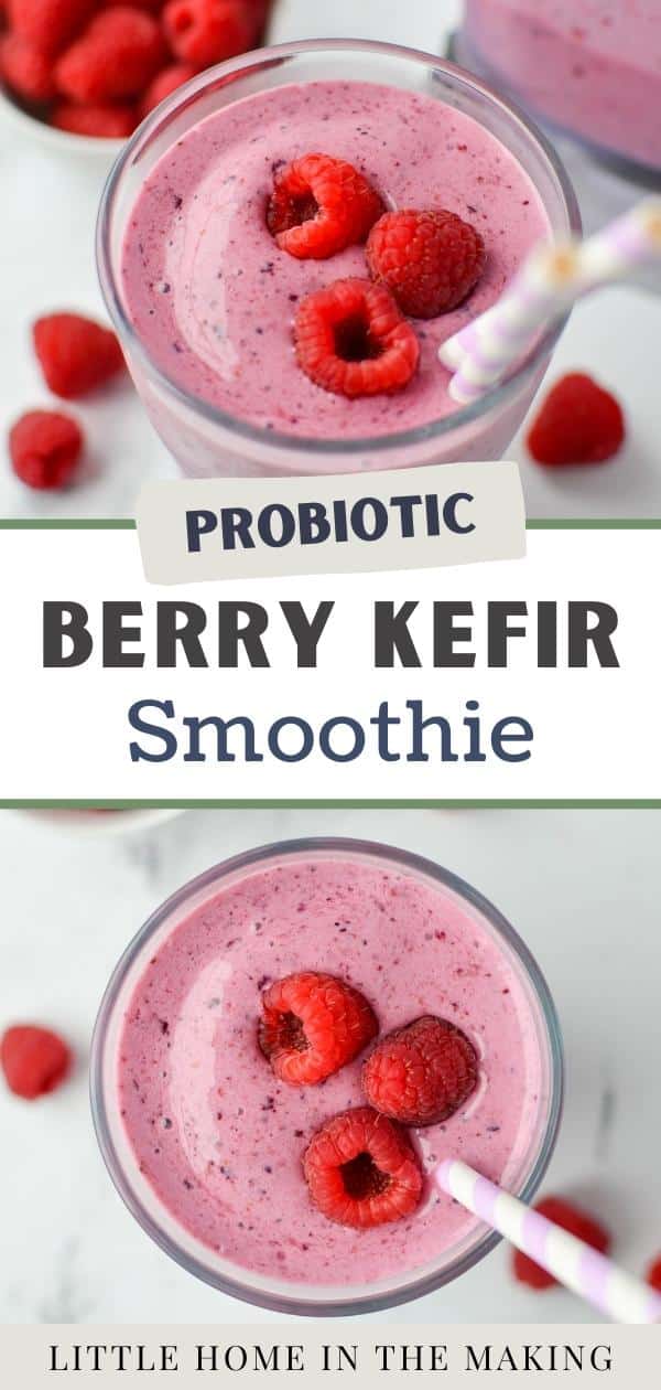 Easy Berry Kefir Smoothie